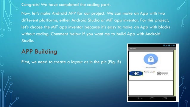 Otp Based Smart Wireless Locking System Using Aurdino Ppt