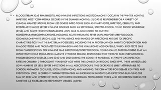 Group a streptococcus disease causes pathophysiologylogy | PPTX