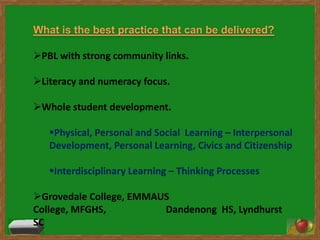 Year 9 Precinct PLT PowerPoint Presentation | PPT