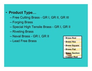 Brass Rod | PDF