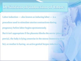 induction of labor | PPSX