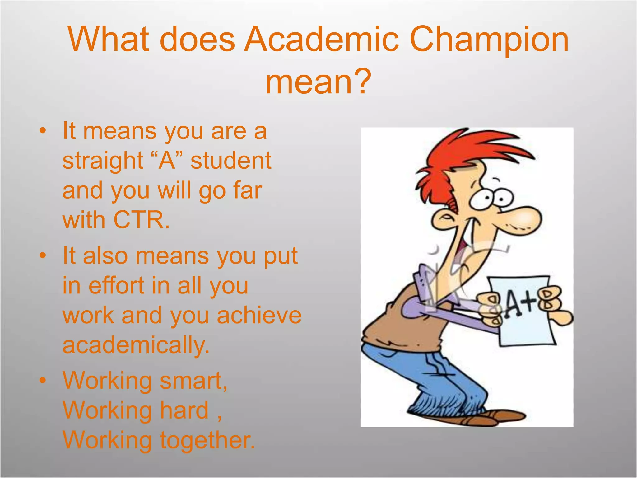 Academic Champion Club | PPT