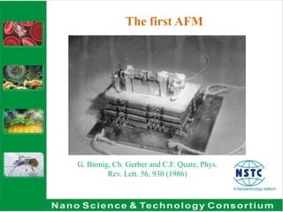 Atomic force microscopy | PPTX