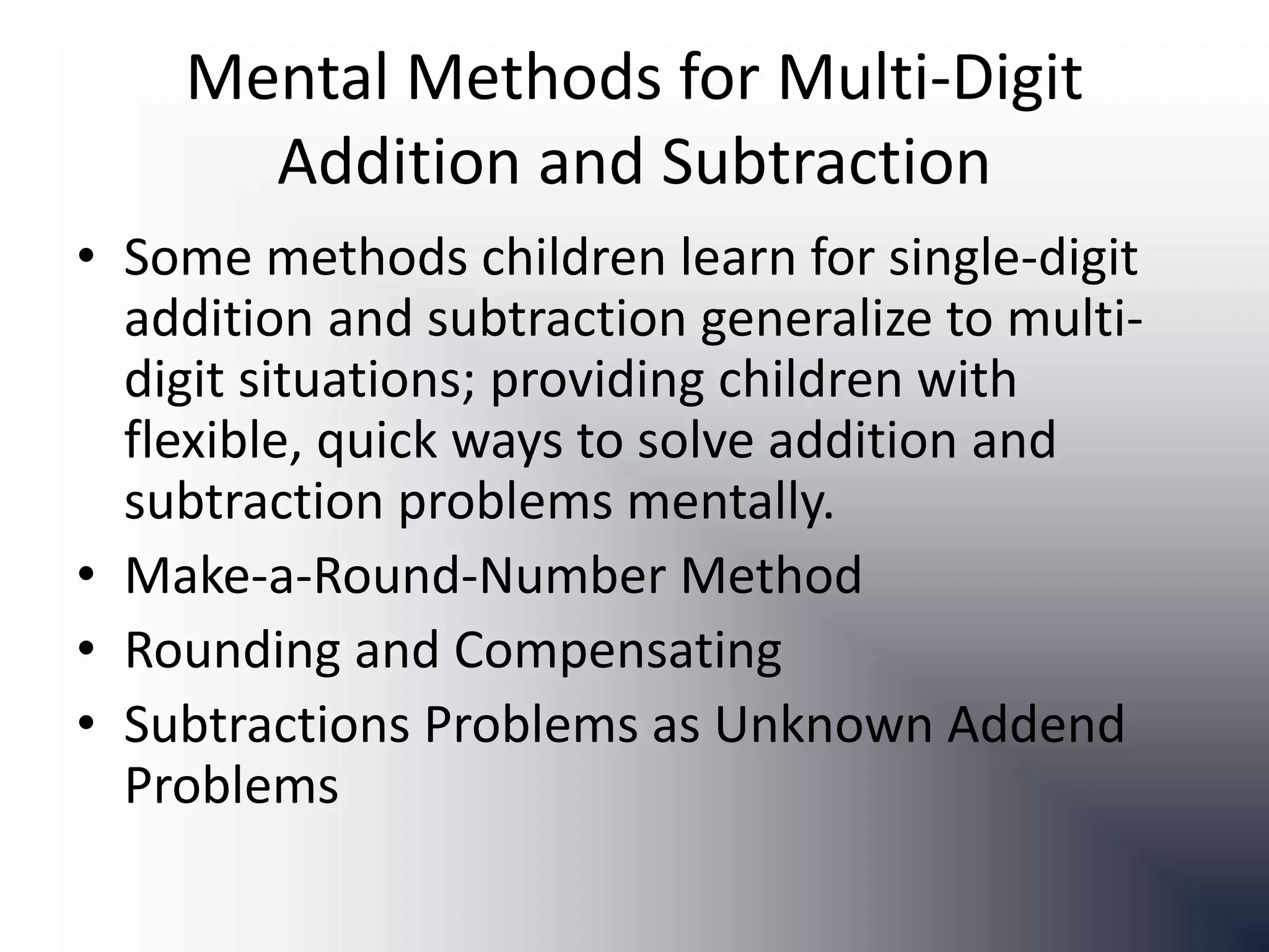 Presentation2- Addition and Subtraction | PPTX
