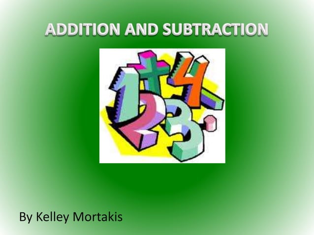 Presentation2- Addition and Subtraction | PPTX