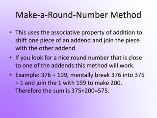 Presentation2- Addition and Subtraction | PPTX