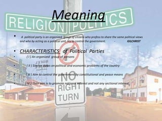 POLITICAL PARTIES | PPTX