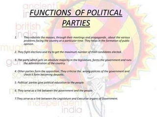 POLITICAL PARTIES | PPT