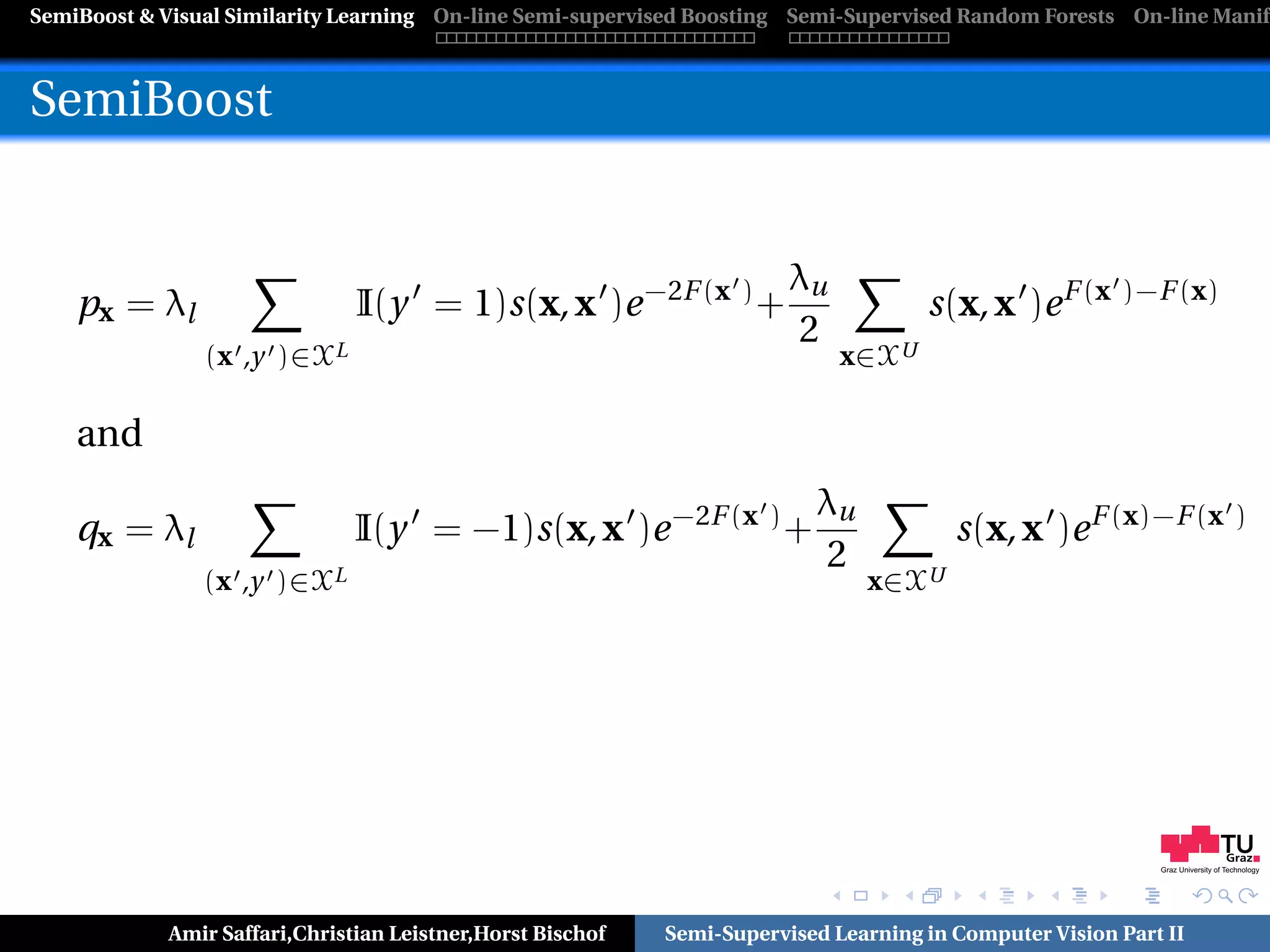 CVPR2010: Semi-supervised Learning in Vision: Part 3: Algorithms and ...