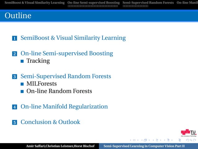 CVPR2010: Semi-supervised Learning in Vision: Part 3: Algorithms and Applications | PDF ...