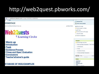 webquests 2.0- JTEL11 | PPTX | Education