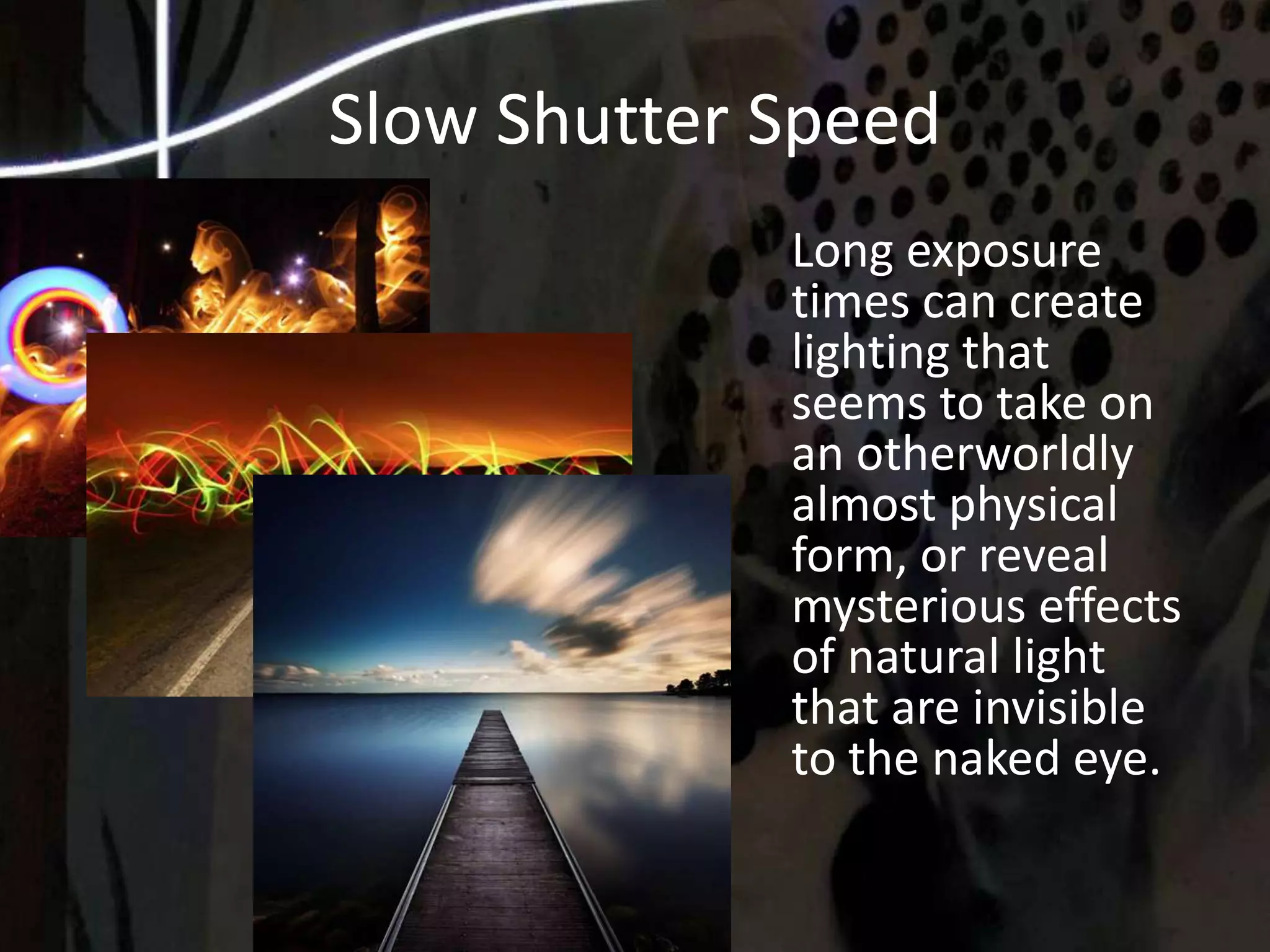 Shutter Speed Photography | PPTX