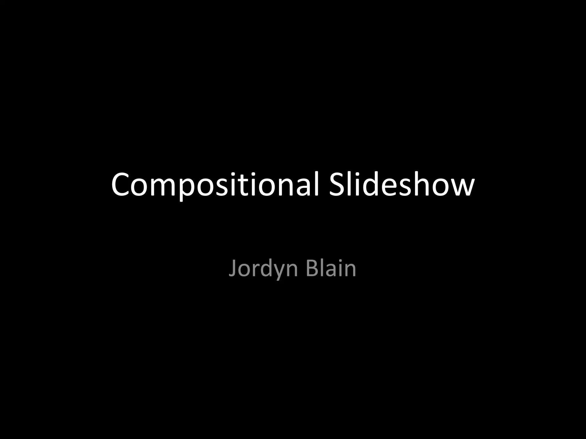 Compositional Slideshow | PPTX