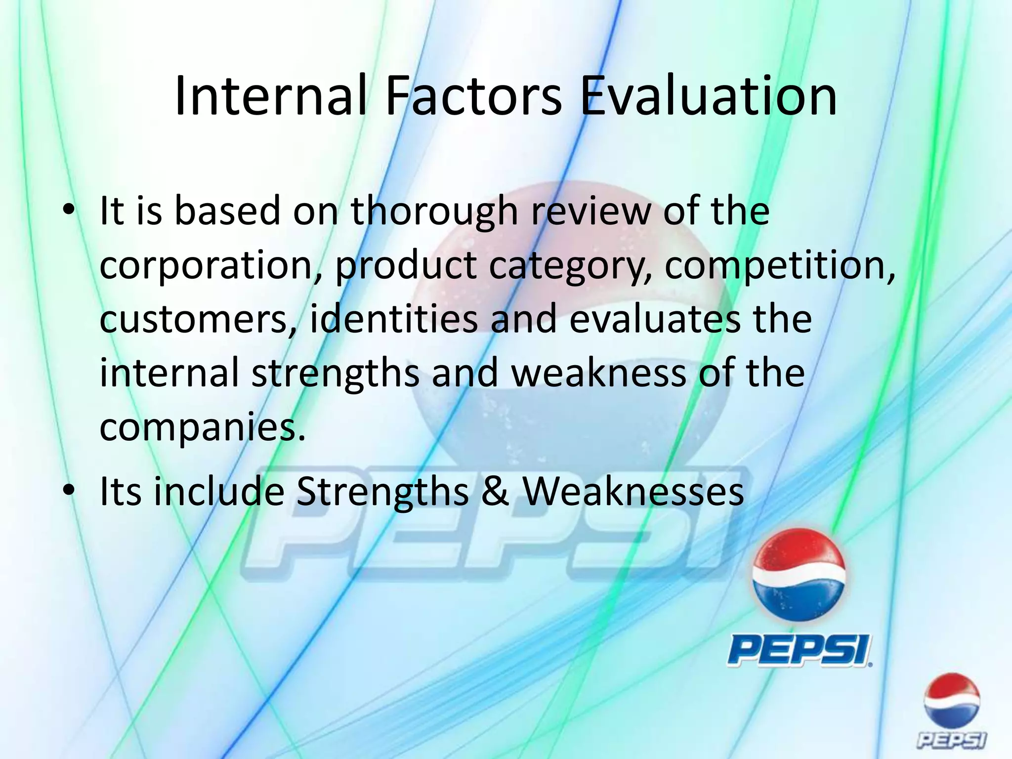 Presentation on pepsico | PPTX