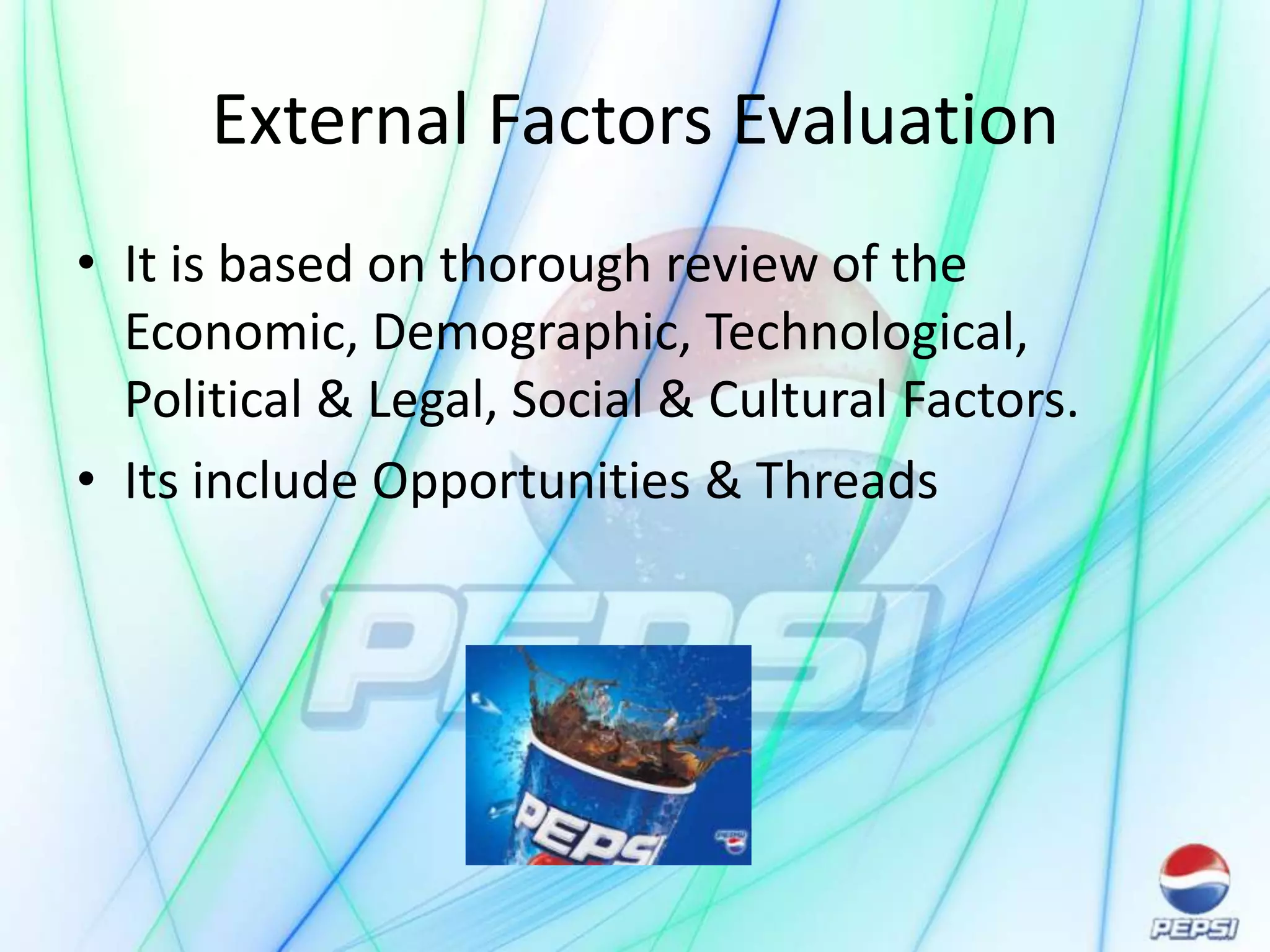 Presentation on pepsico | PPTX