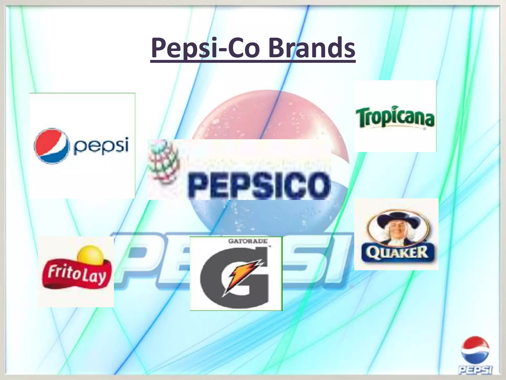 Presentation on pepsico | PPTX