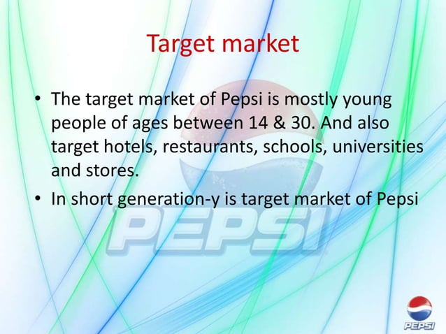 Presentation on pepsico | PPTX