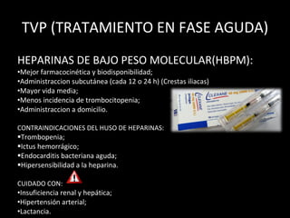 Tromboembolismo pulmonar, TVP | PPT