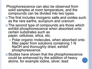 Phosphorimetry | PPTX