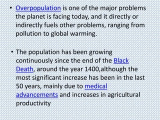 overpopulation | PPTX