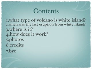 White Island | PDF