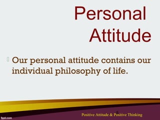 Attitude | PPT