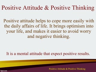 Attitude | PPT