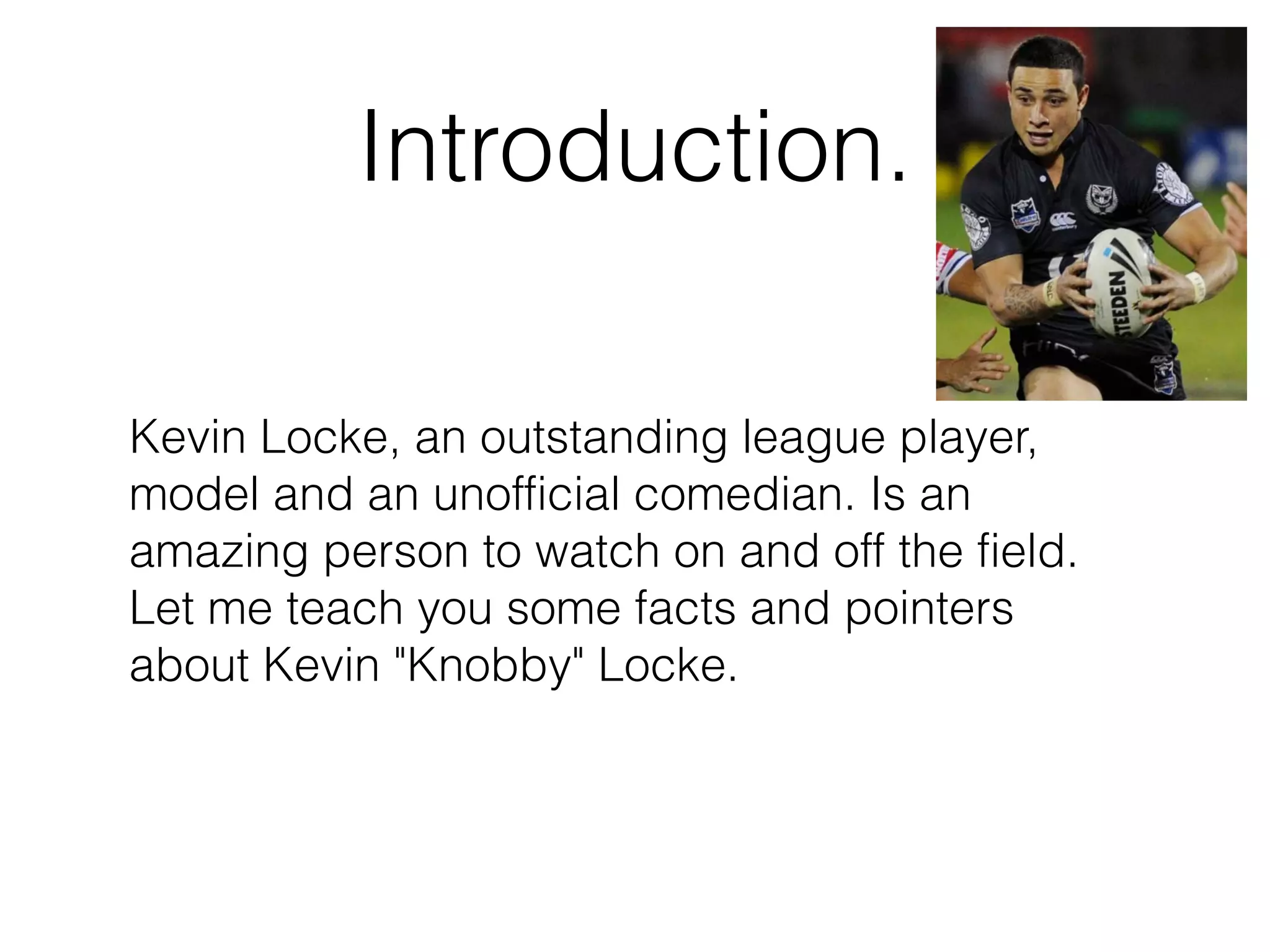 Kevin Locke | PDF | Rugby League | Rugby