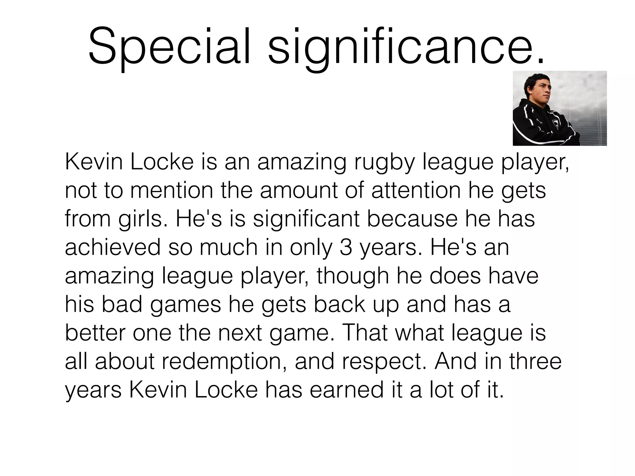 Kevin Locke | PDF | Rugby League | Rugby