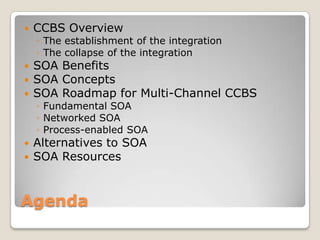 SOA in CCB | PPTX