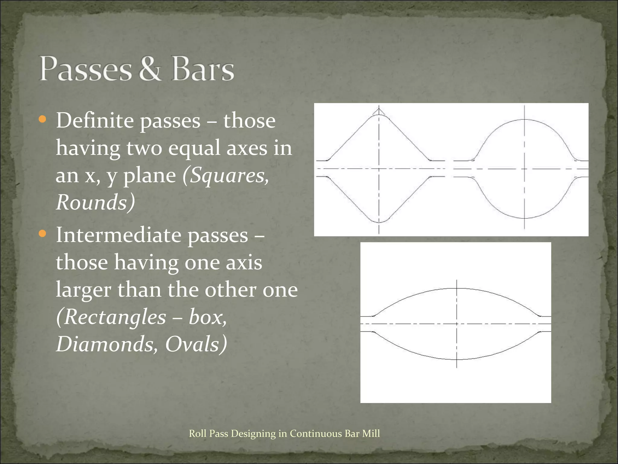 Roll Pass Designing in Continuous Bar Mills | PPT
