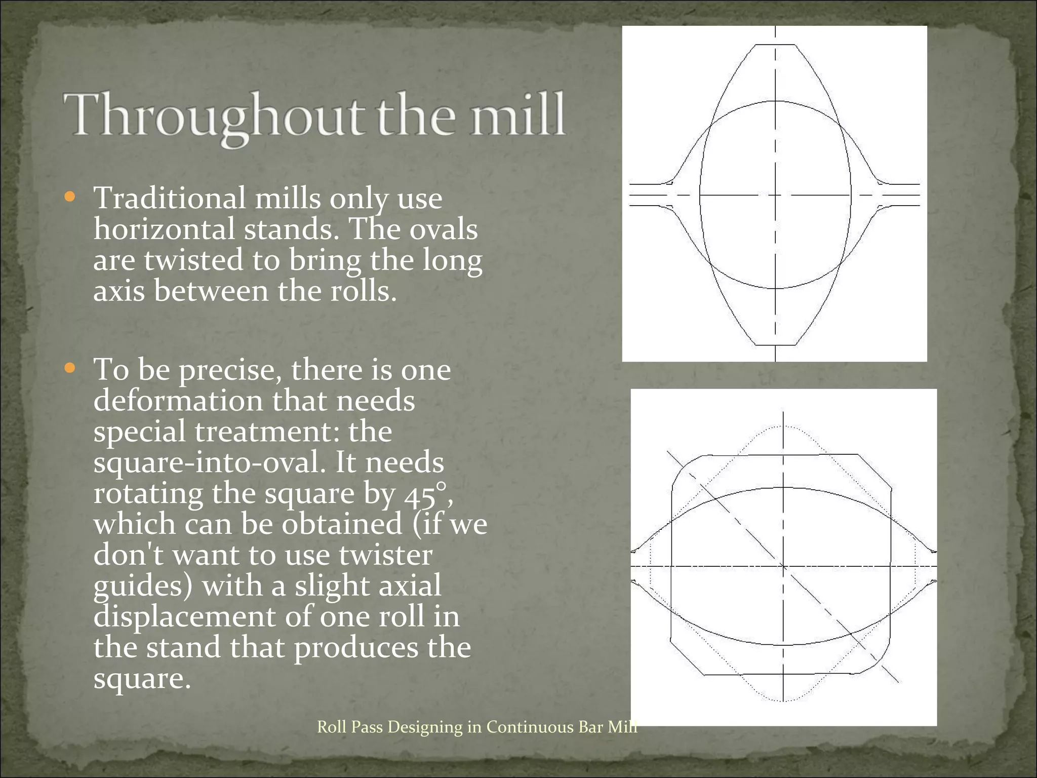 Roll Pass Designing in Continuous Bar Mills | PPT