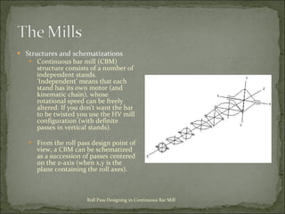 Roll Pass Designing in Continuous Bar Mills | PPT