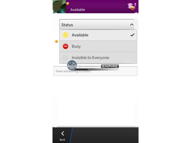 Yahoo! Messenger Images On BlackBerry 10 | PPT