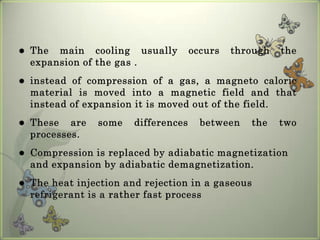 MAGNETIC REFRIGERATION | PPTX
