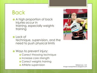 Common Injuries in Javelin | PPTX