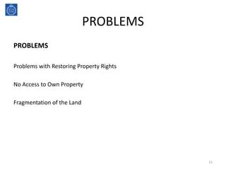 Land Reforms : An overview | PPTX