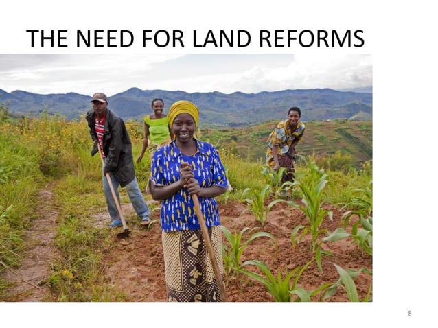 Land Reforms : An overview | PPTX | Land and Farms | Real Estate