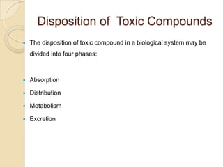 Toxicology | PPTX