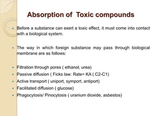 Toxicology | PPTX