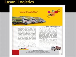 Presentation Lasani Logistics | PPT | Logistics and Transportation ...