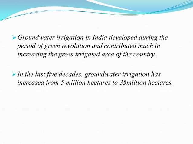 introduction of irrigation | PPT