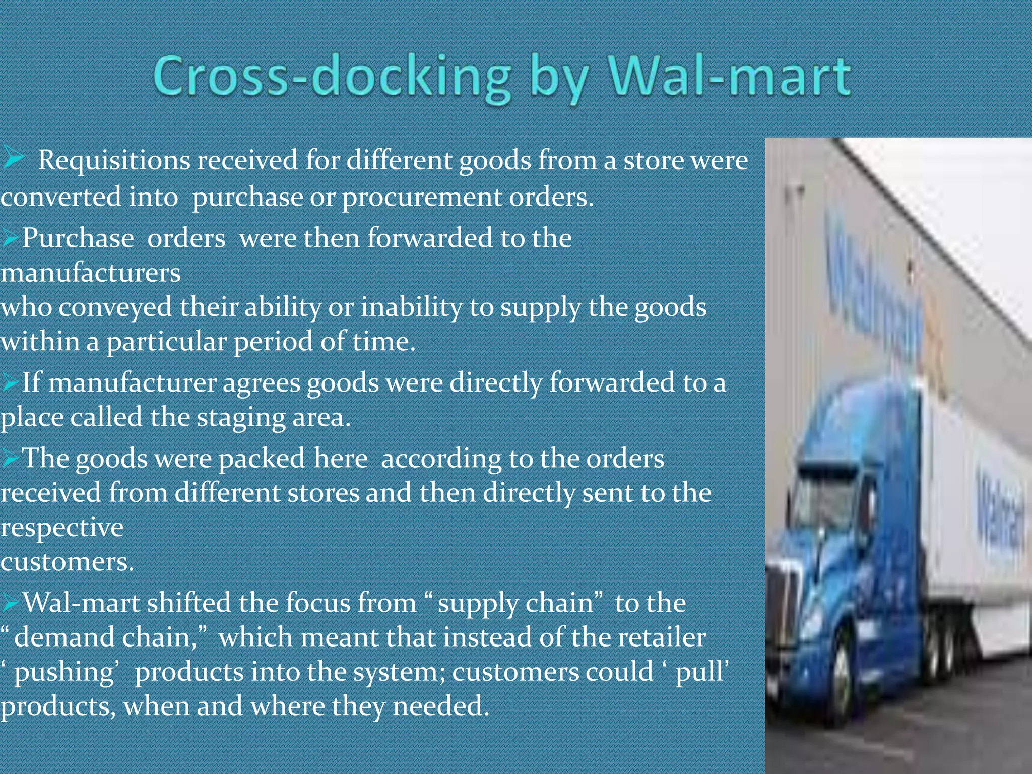 walmart supply chain management | PPTX