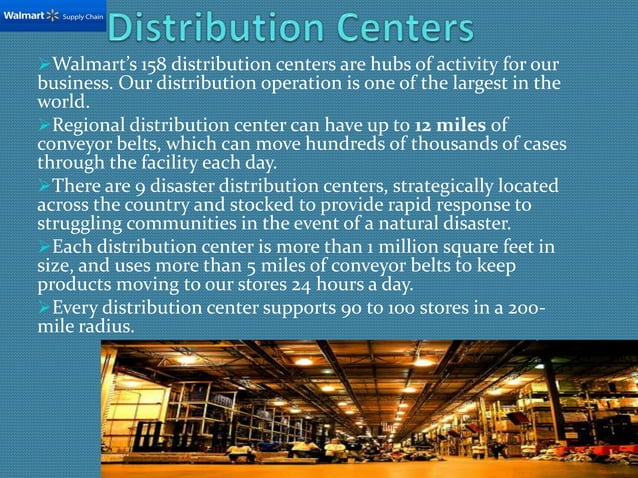 walmart supply chain management | PPTX | Logistics | Business