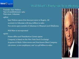 walmart supply chain management | PPTX