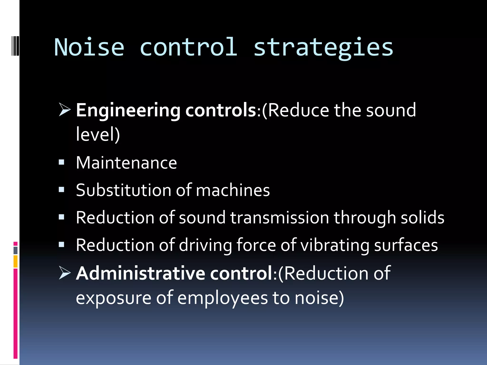 Noise and Vibration Hazards | PPTX