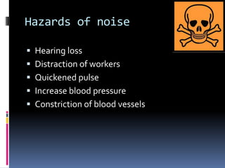 Noise and Vibration Hazards | PPTX
