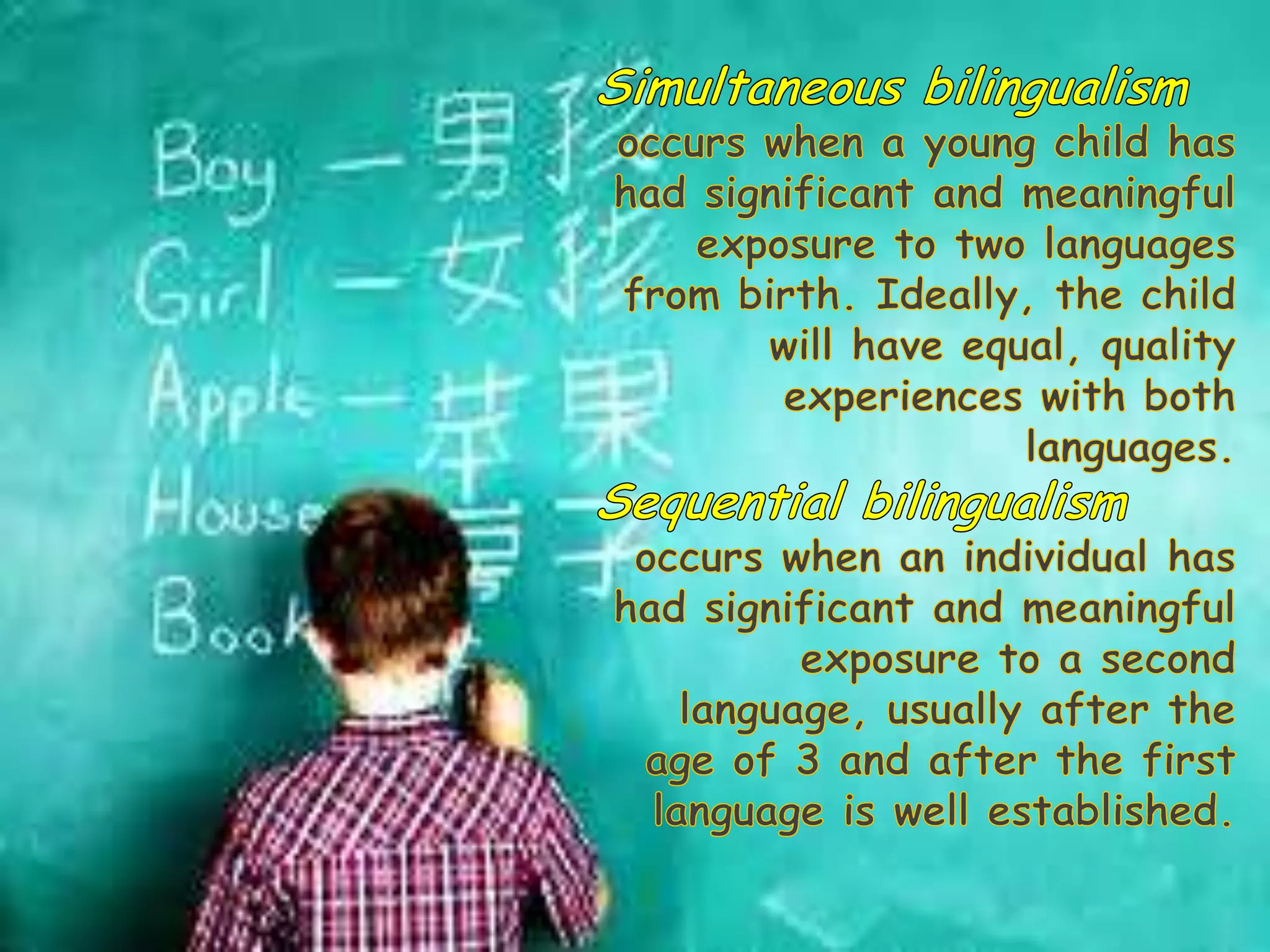 MULTICULTURAL EDUCATION Bilingualism and Multilingualism (BSED TLE 3 ...