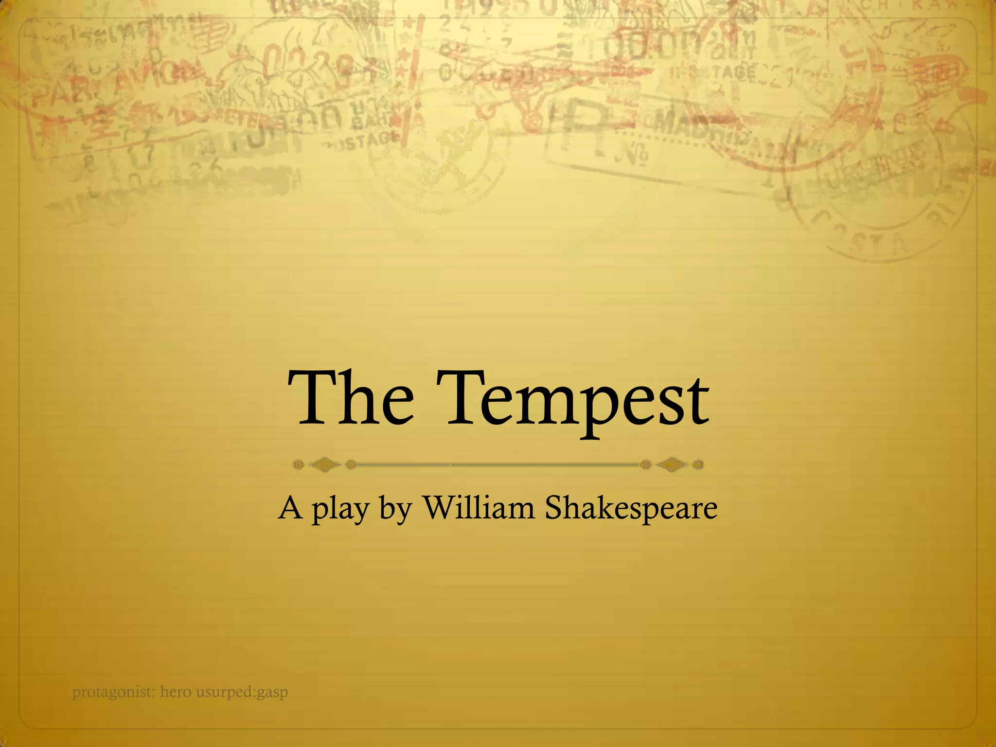 The Tempest | PPTX