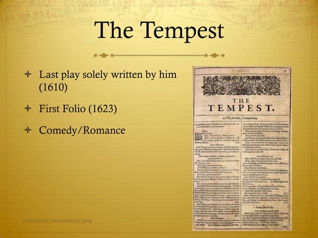The Tempest | PPTX